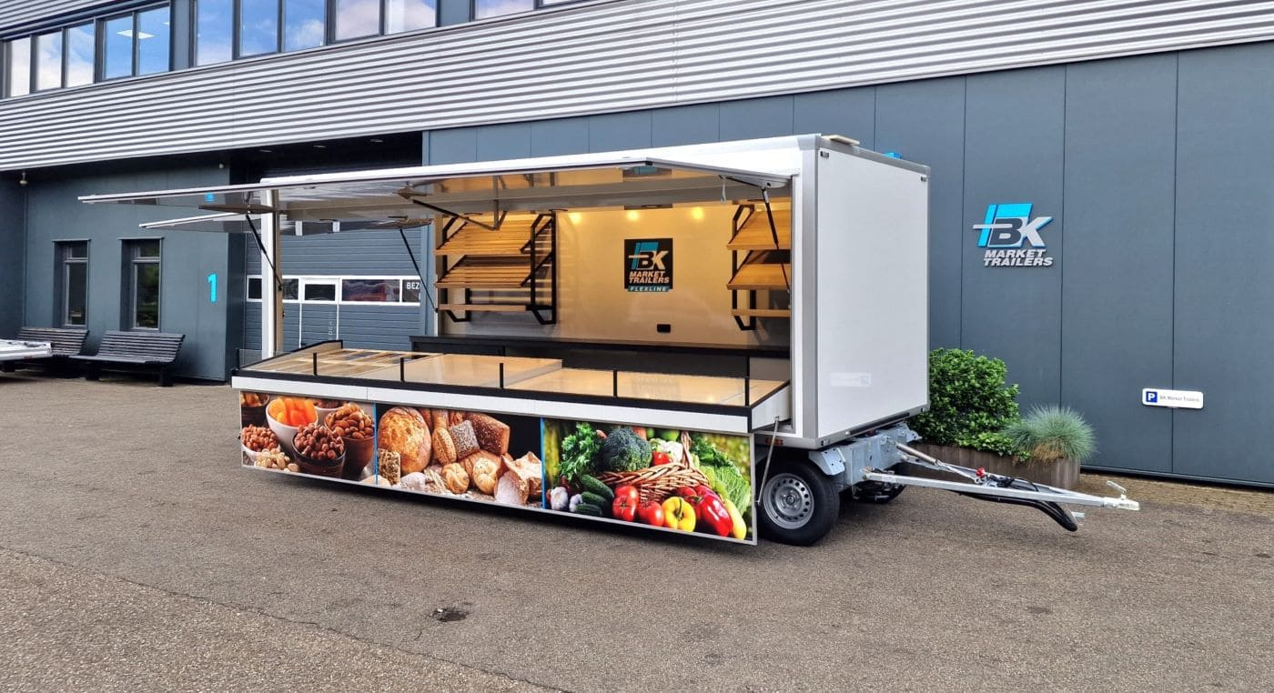 BK Market Trailers verkoopwagens: nieuw óf gebruikt, koop óf huur