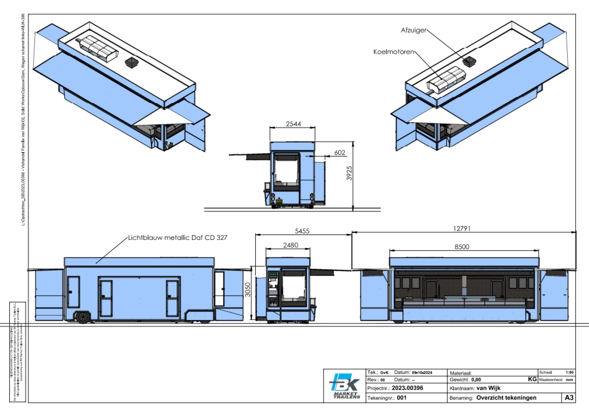 Vispaleis Verkoopwagen – Op Maat Gebouwd | BK Market Trailers